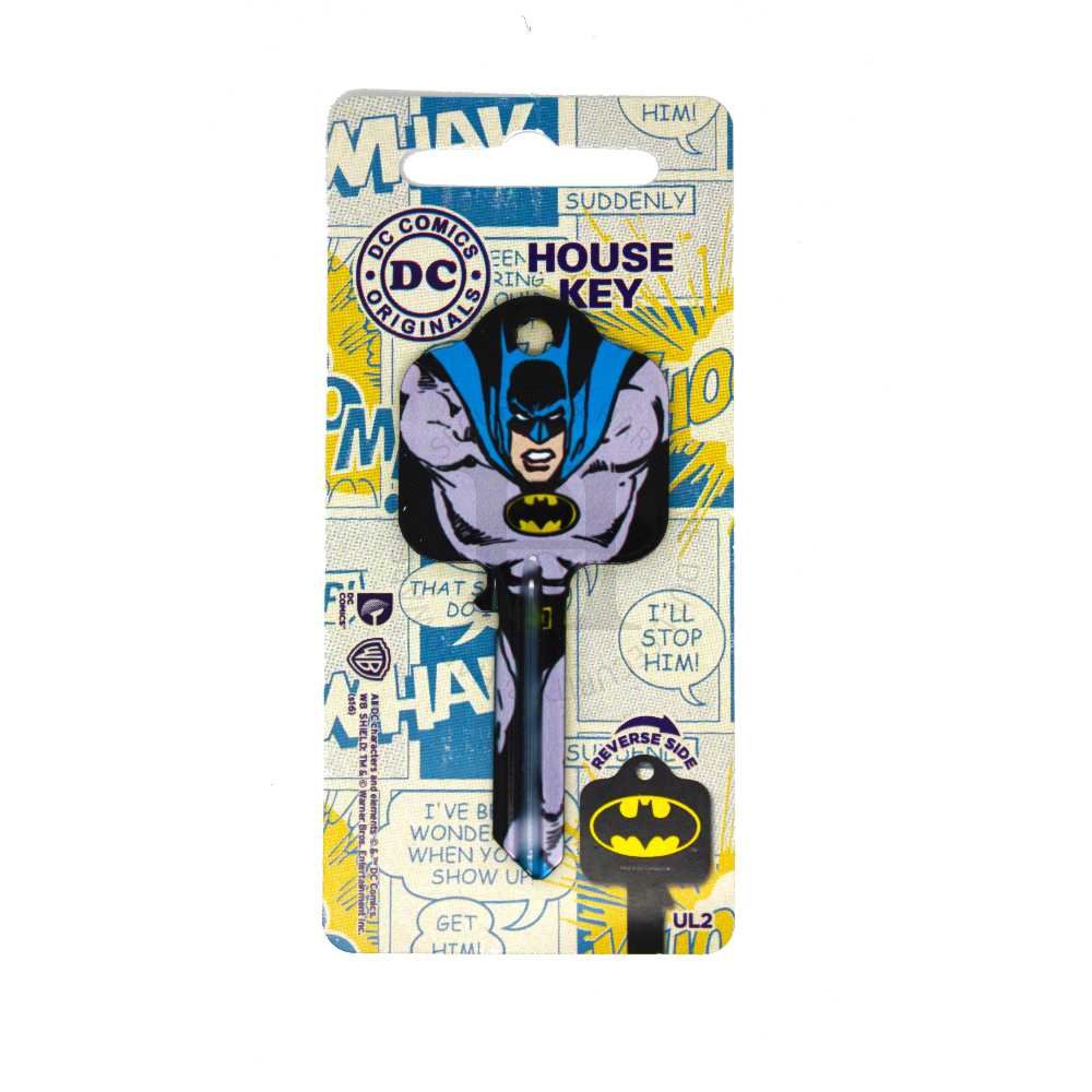 DC Comics Batman Licensed Universal 6-Pin Cylinder Key Blank