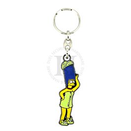 The Simpsons Marg Simpson Hat Enamelled Licensed Keychain-Keyring