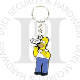 The Simpsons Homer Simpson D'oh Enamelled Licensed Keychain-Keyring